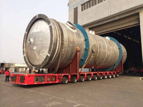HIPOTRUK 18-Axle SPMT Self-Propelled Modular Trailer for 420-Ton Cargo